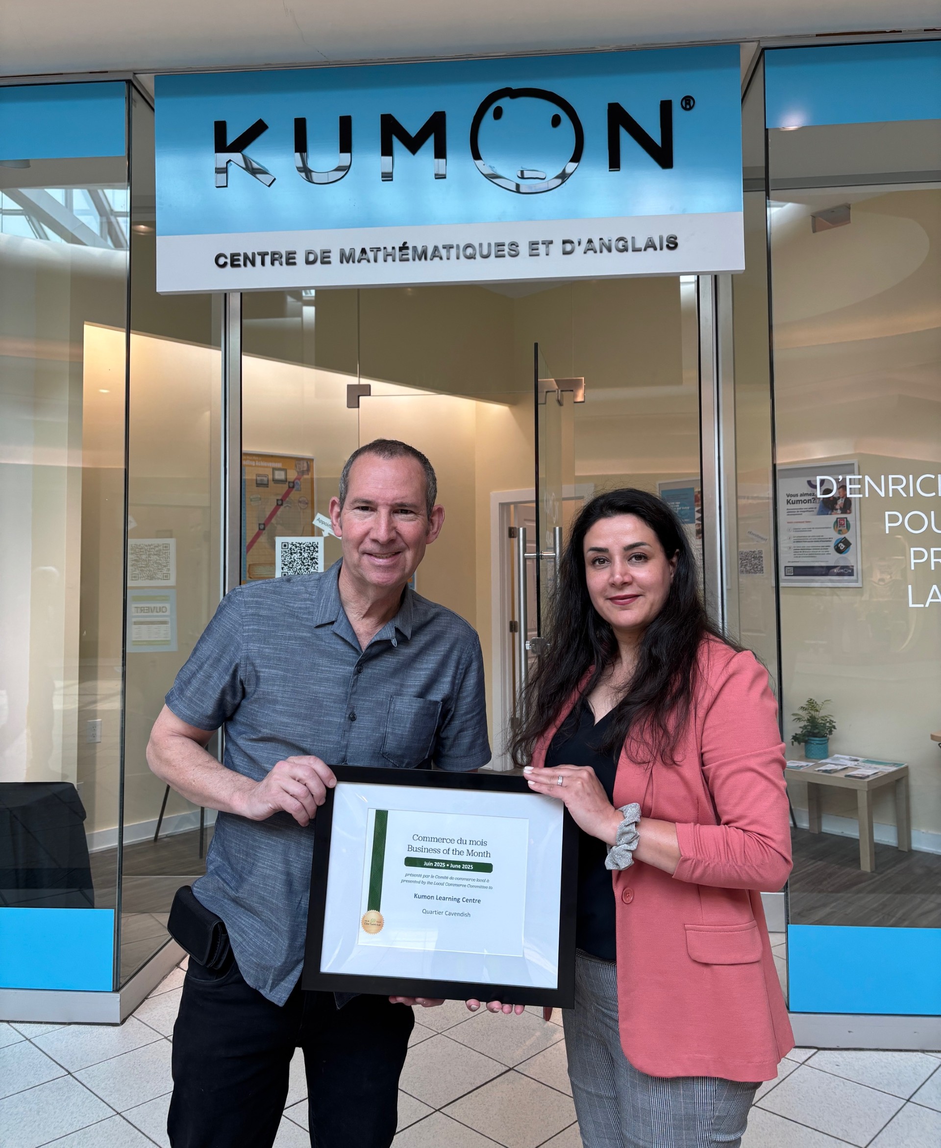 Business of the month: Kumon Quartier Cavendish - City of Côte Saint-Luc